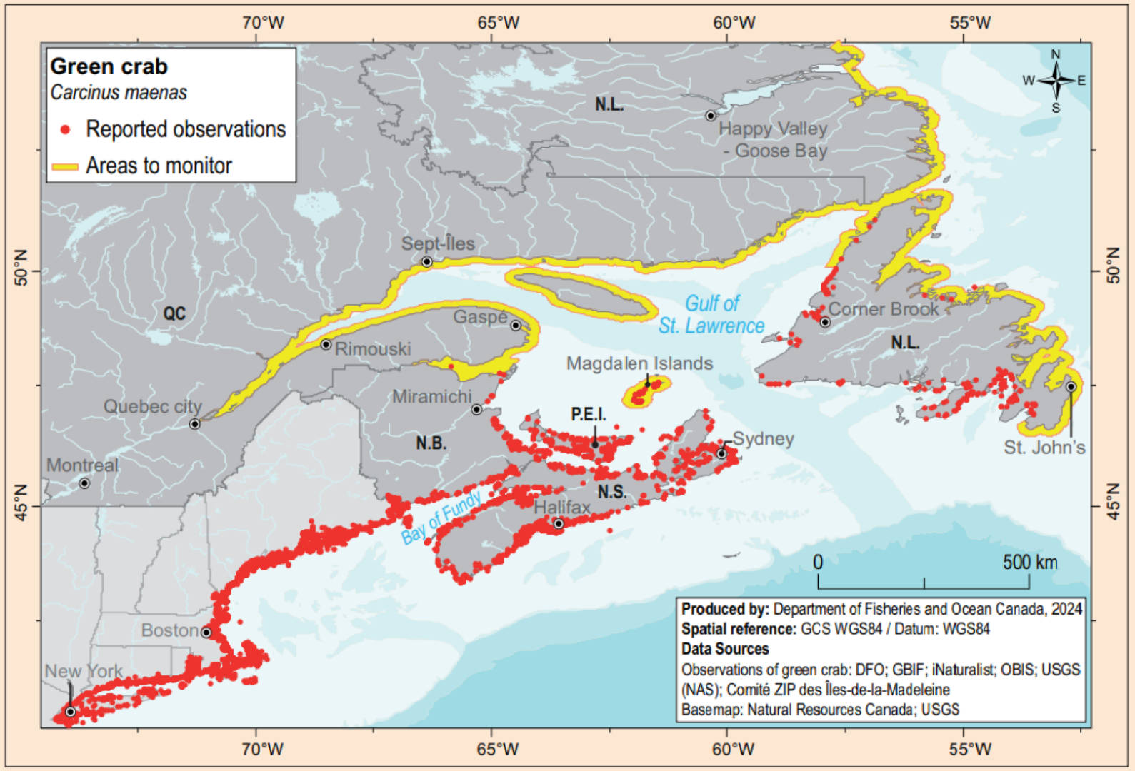 Identification guide for crabs of Eastern Canada: Wanted invaders